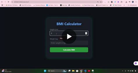 100daysofcode Javascript Frontenddevelopment Bmicalculator