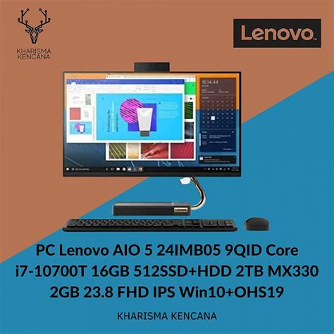Pc All In One Pc Lenovo Aio Qid Core I T Gb Ssd Hdd Tb