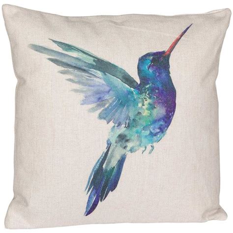 Hummingbird 18 Inch Decorative Pillow P