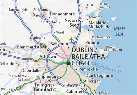 Michelin Ballymun Map Viamichelin