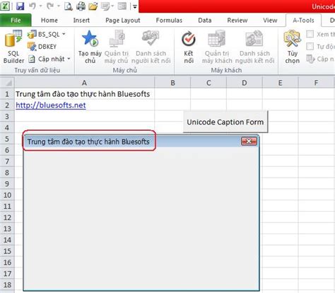 Tạo Chữ Unicode Của Caption Trên Userform Webketoan Diễn đàn Kế Toán