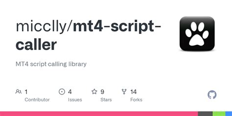 Github Miccllymt4 Script Caller Mt4 Script Calling Library