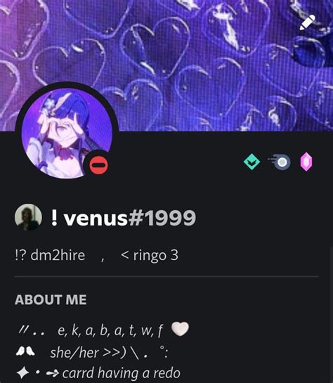 genshin impact baal layout cute bios discord aesthetic anime profile