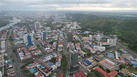 Miri Sarawak Malaysia May 2 2022 The Landmark And Tourist