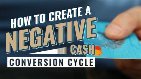 How To Create A Negative Cash Conversion Cycle Youtube