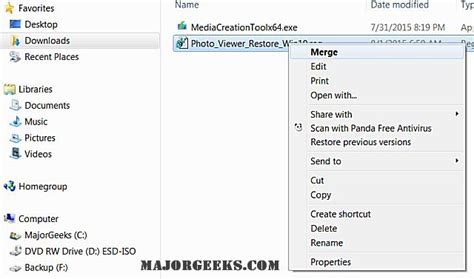 Download Setup Windows Photo Viewer As The Default Image Viewer