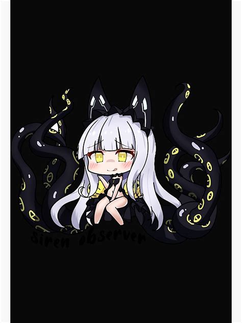 Siren Observer Alpha Azur Lane Poster For Sale By Nnikwaterski Redbubble