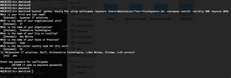 Ssl Configuration On Spring Boot Application With Self Signed Certificate
