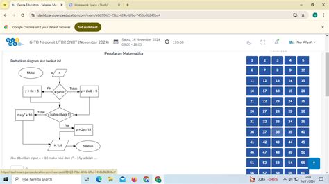 Perhatikan Diagram Alur Berikut Ini Gambar Diagram Alur Jika Diberikan Input X 10 Maka Nilai
