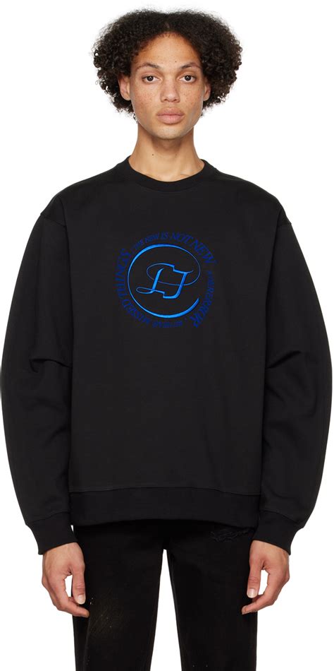 Ssense 折扣季 Ader Error 黑色刺绣套头衫 加入折扣