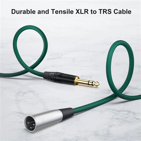 Factory Oem 6.35mm Trs To Xlr Male 1/4 Inch Trs Male To Xlr 3 Pin Male ...
