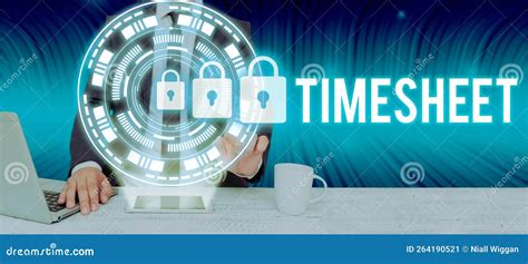 Inspiration Showing Sign Timesheet Internet Concept Graphical