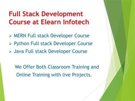 PPT Full Stack Development Training In Hyderabad PowerPoint