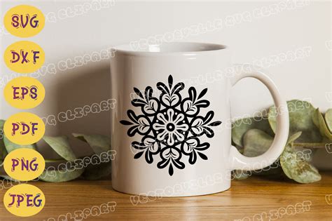 Freeze Snowflake Svg Graphic By Vectorville · Creative Fabrica