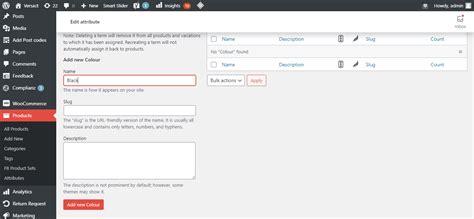 how to add product variations and attributes to your wordpress website