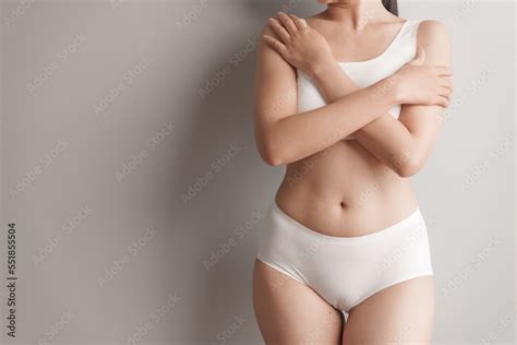 Close Up Beauty Asian Woman In White Bra And Panties 52 Off