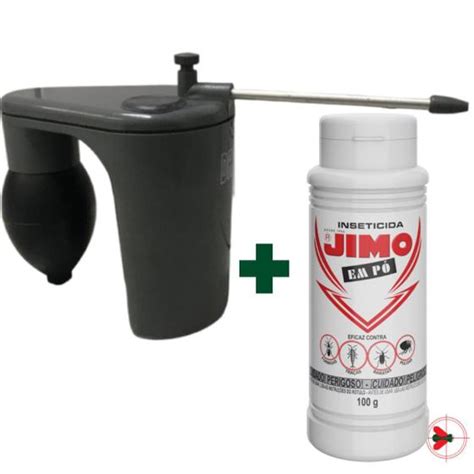 Mini Polvilhadeira Dry System Pó Anti Formigas Baratas Pulgas Traças