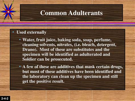 Ppt Adulterants Enabling Learning Objectives Powerpoint Presentation Id974293