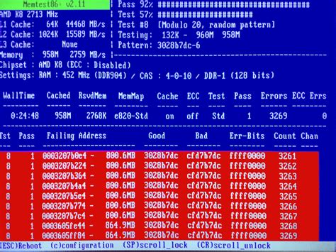 Ecc Errors Detected Memtest86 что значит