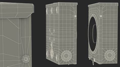 Square D Individual Electricity Meter Socket 3d Model 34 3ds Blend C4d Fbx Max Ma Lxo