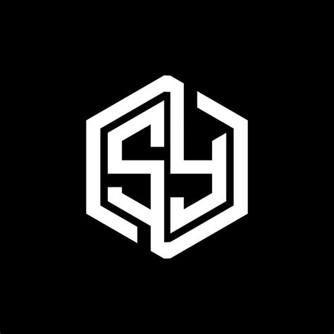 Sy Letter Logo Design In Illustration Vector Logo Calligraphy Designs