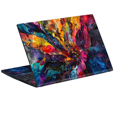 Shop Colorful Smoke And Fire Abstract Laptop Skin For Acer Buy Online
