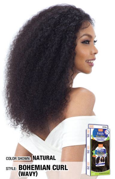 Bohemian Curl Nude Fresh Wet And Wavy Human Hair Lace Front Wig