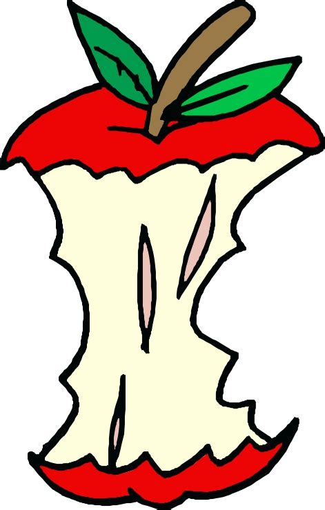 Apple Core Clip Art Clipart Best