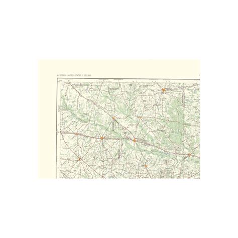 Topographical Map Tyler Texas Quad Usgs 1955 23 X 3132 Vintag