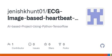 Github Jenishkhunt Ecg Image Based Heartbeat Classificatoin For Arrhythmic Detection Ai