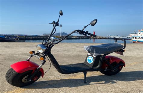 제주 우도 천진항 전기차 전동차 자전거 대여