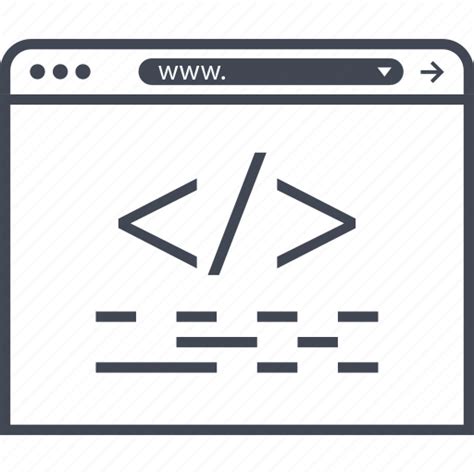 Code Line Lines Icon