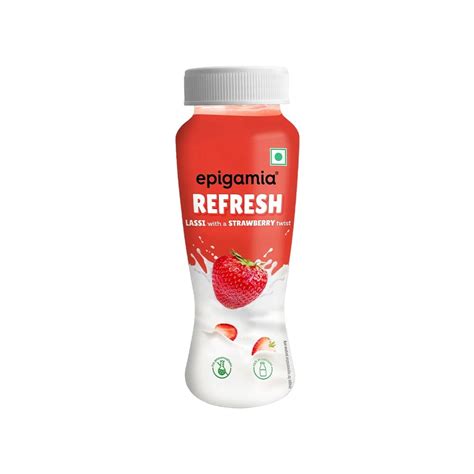 Epigamia Refresh Strawberry Lassi Price Buy Online At Best Price In India