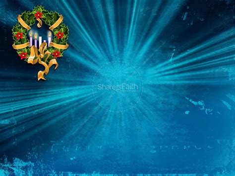 Sharefaith Media Advent Candles Powerpoint Template Sharefaith Media