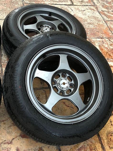 Sport Rim Evo Regamaster 15x7 5jj Pcd100 Auto Accessories On Carousell