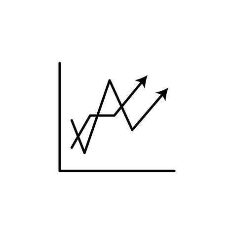 Line Chart Line Vector Icon 22767116 Vector Art At Vecteezy