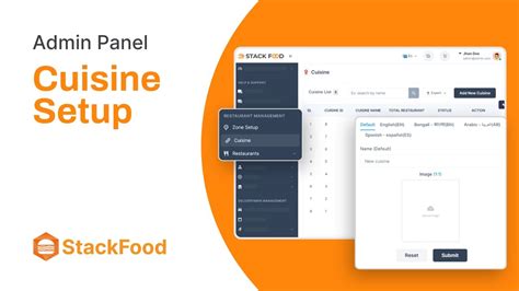 How To Do Cuisine Setup With Restaurant Settings In Stackfood Admin Panel 6amtech Youtube