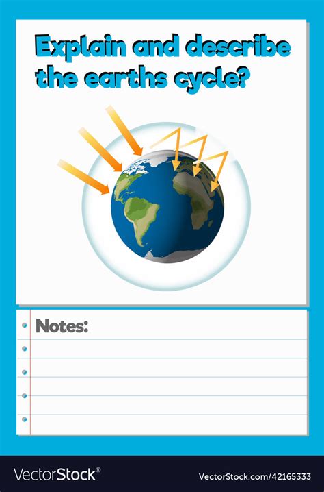 Science Experiment Log Worksheet Royalty Free Vector Image