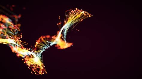 Premium Photo 3d Rendering Of A Colorful Abstract Stylish Particle And Plexus System On A Dark