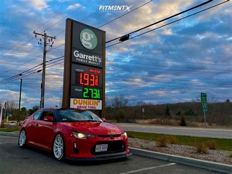 Scion Tc Base With X Esr Sr And Federal X On Coilovers Fitment