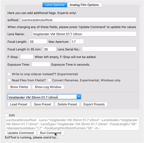 This Free Lightroom Plugin Provides Exif Data From Images Shot With Manual Focus Lenses Video