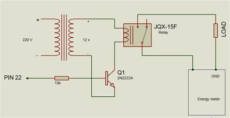 11 Designed Circuit Of The Relay And 2n2222 Transistor Download