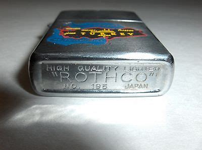 Vintage Wwii Ww2 Era Rothco No195 Military Lighter Black Sea Turkey In Vgc 1634752779
