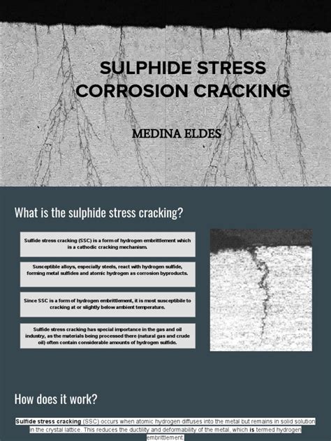 Sulphide Stress Cracking Pdf