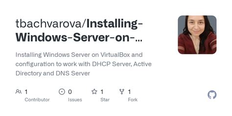 Installing Windows Server On Virtualboxwinserverdhcpmd At Main · Tbachvarovainstalling