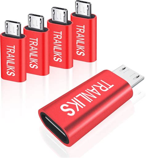 Amazon Com TRANLIKS USB C To Micro USB Adapter Pack Micro USB Male To USB Type C Female