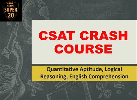 Csat Crash Course Super20ias