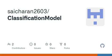 Github Saicharan2603classificationmodel