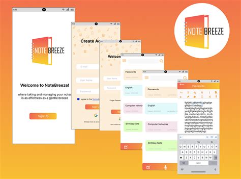 Ui Design For Note Taking Mobile Application By Kirushnan Kithurshika On Dribbble