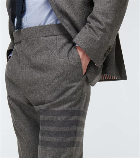 Thom Browne 4 Bar Wool And Cashmere Pants Thom Browne